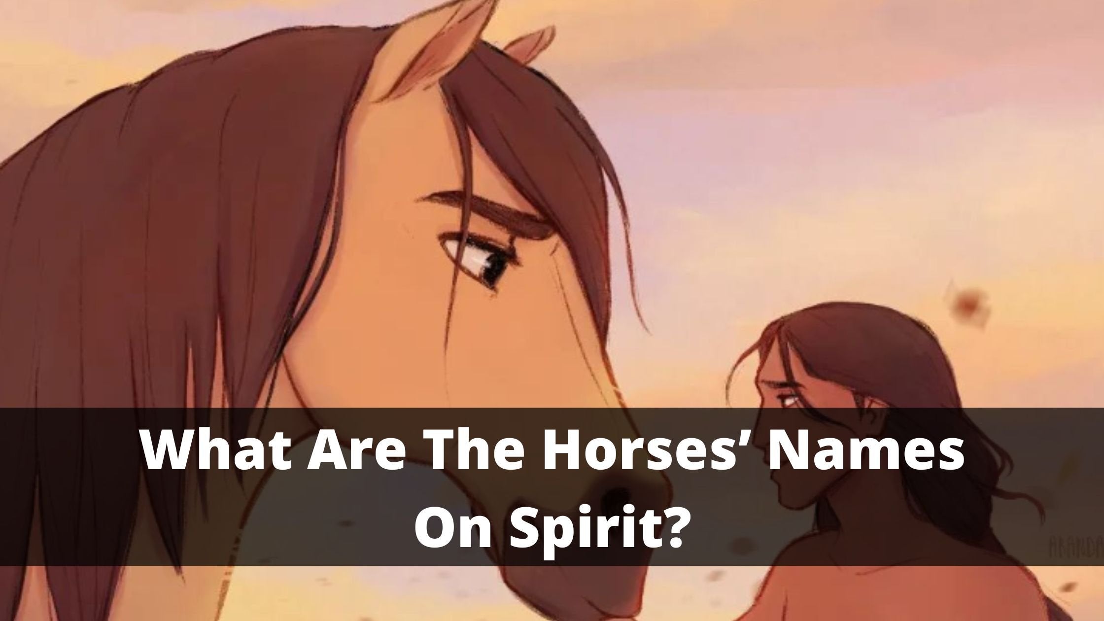 What Are The Horses’ Names On Spirit? – Gent Stylez